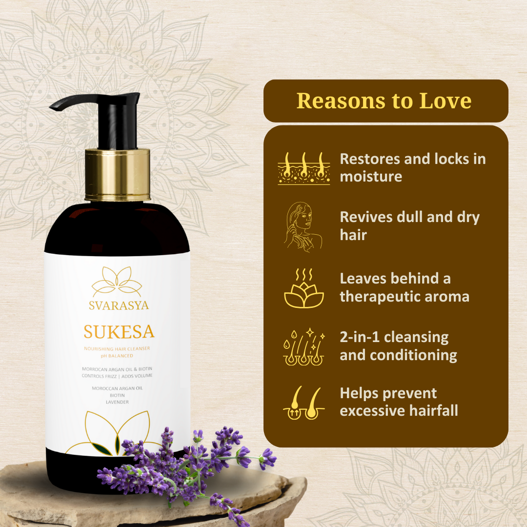 Sukesa Natural Moroccan Argan Oil & Biotin Hair Fall Control Shampoo ...