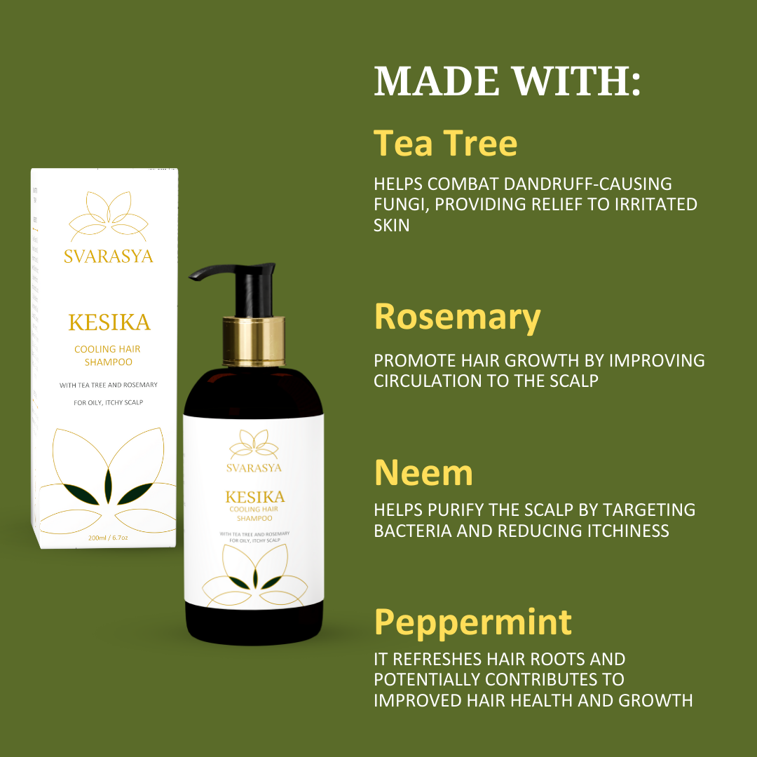 Kesika: Ayurvedic Hair Shampoo for Oily and Dandruff-prone Hair – SVARASYA